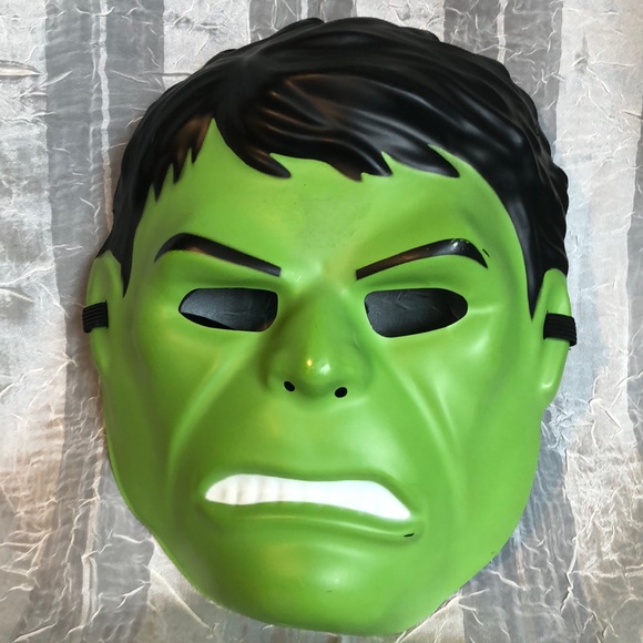 Marvel | Costumes | Marvel Hulk Hard Plastic Mask With Comfort Eye ...